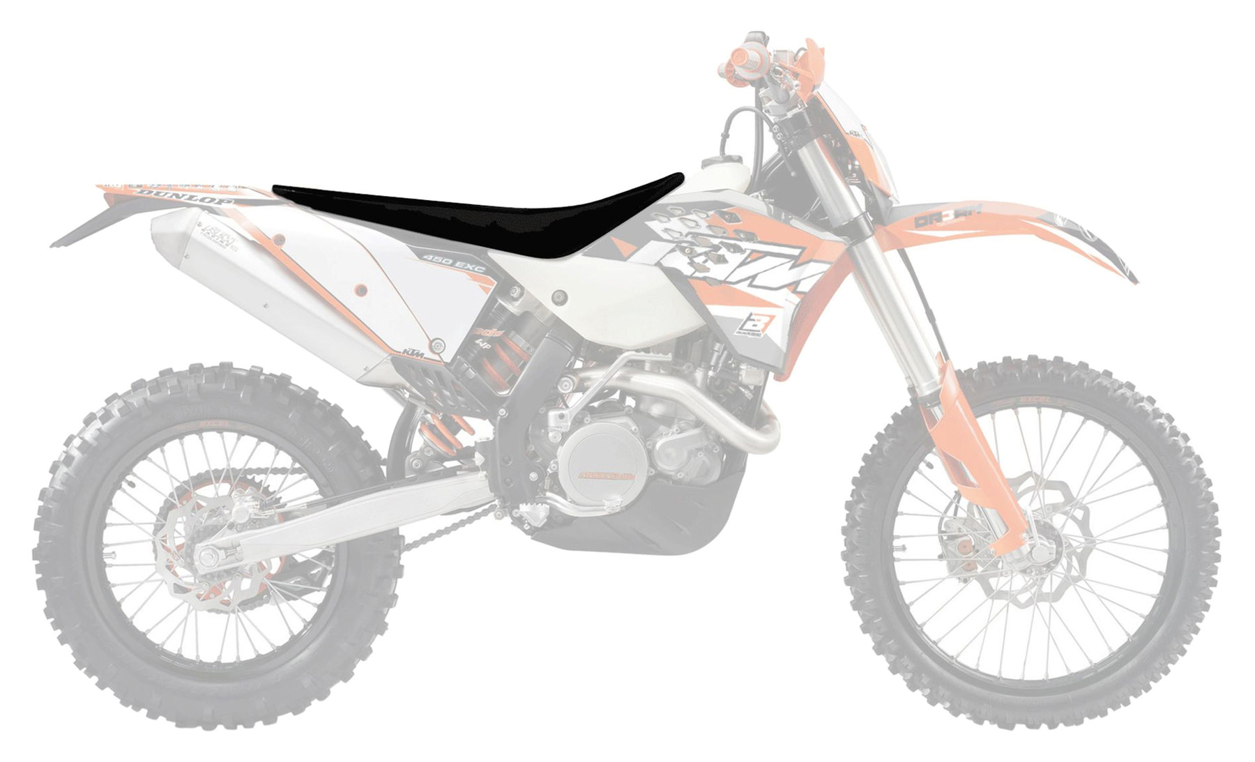 Blackbird Racing Sædebetræk til diverse motorcykelmodeller