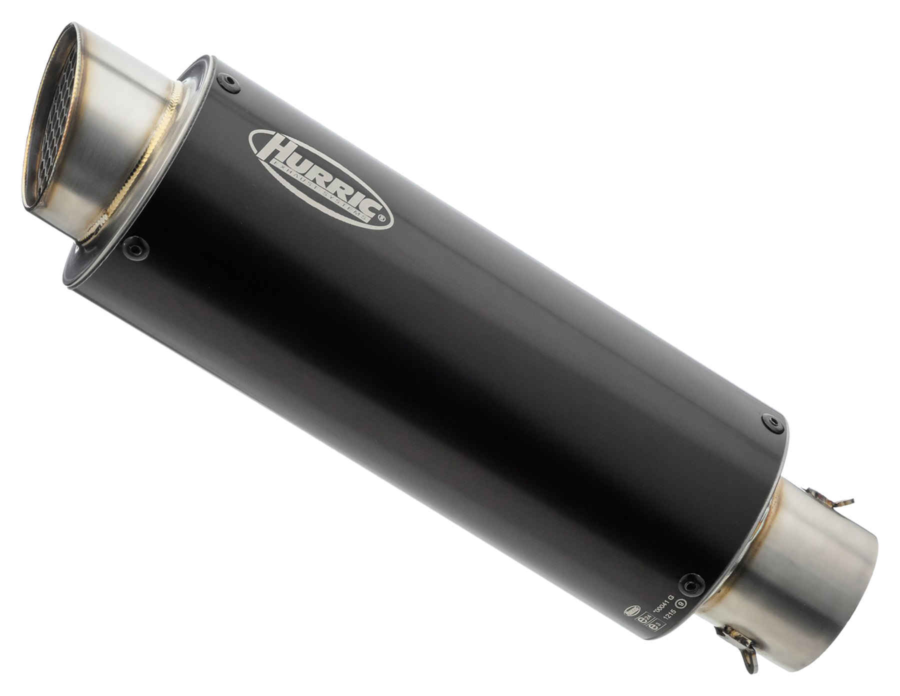 Hurric Hurric Tec One Rear Silencer Black anodised or titanium look
