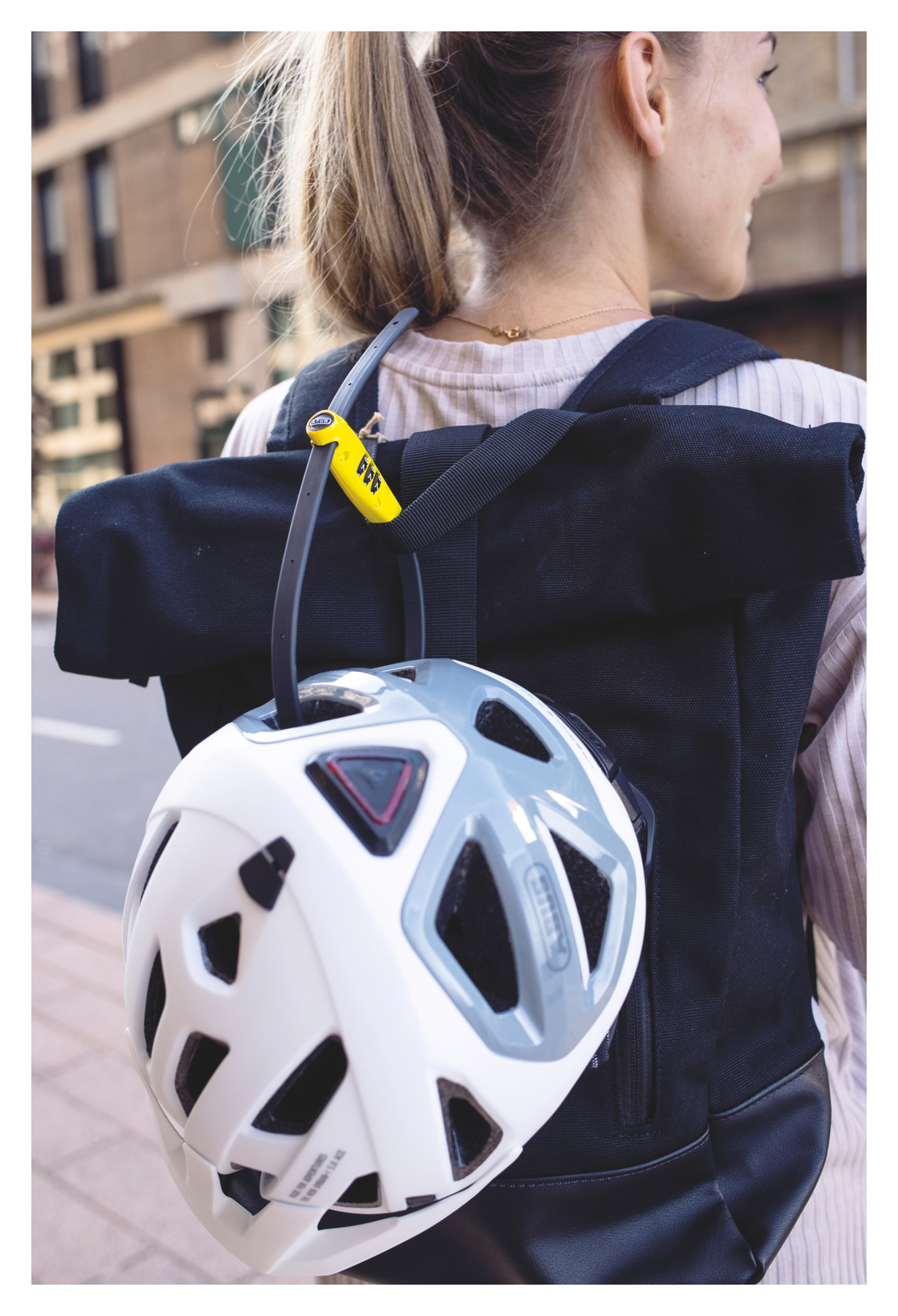 Abus ABUS TRAVELGUARD YELLOW CABLE TIE COMBIN. LOCK