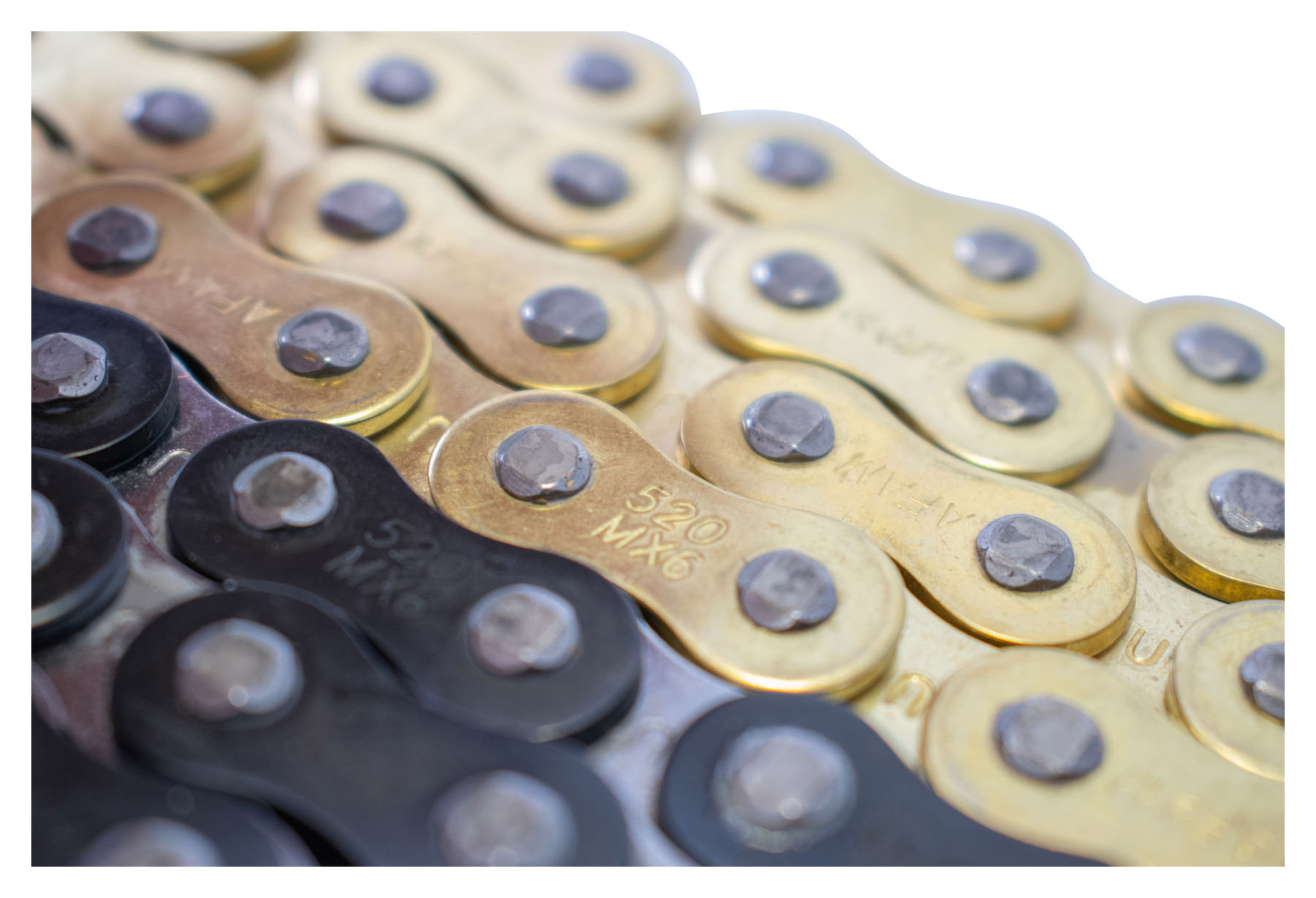 AFAM AFAM 520MX6 Motocross chain black or gold