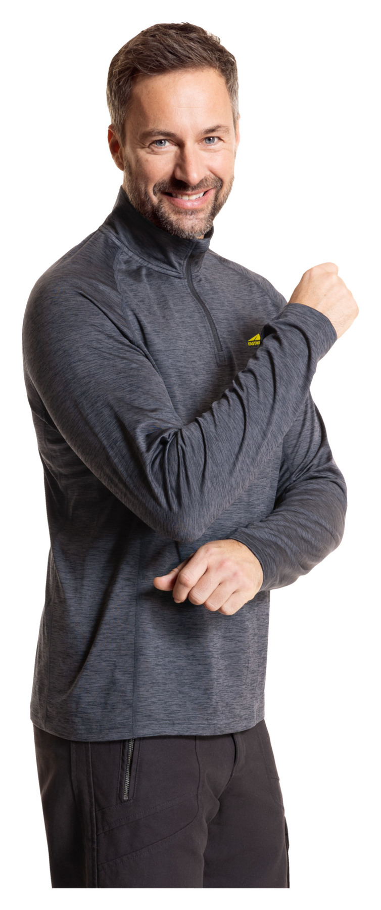 Fastway Fastway 2nd Layer Uni 203 Zip-Shirt