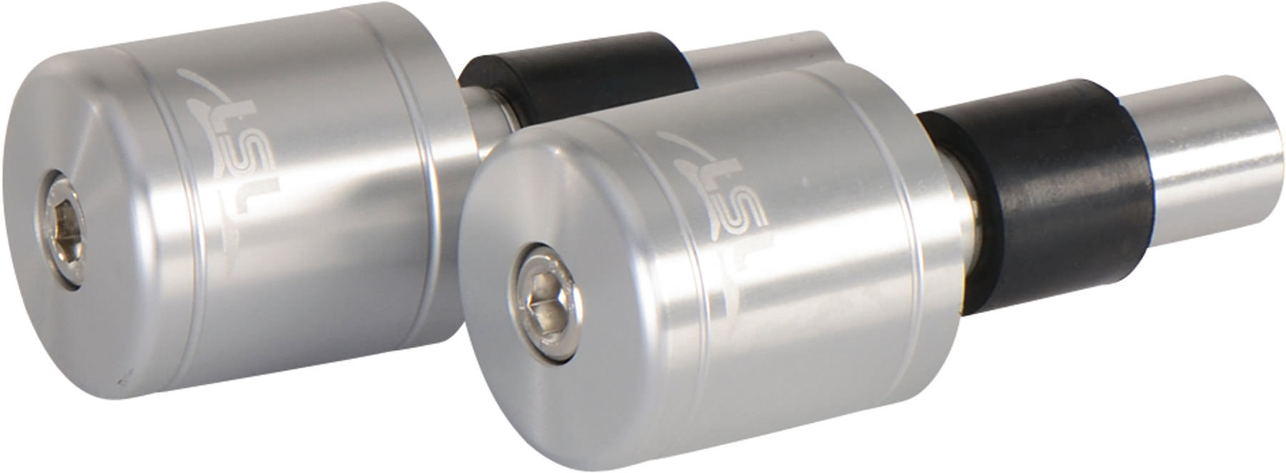 LSL LSL Cylindrical Handlebar Ends With Logo, Universal, Pair