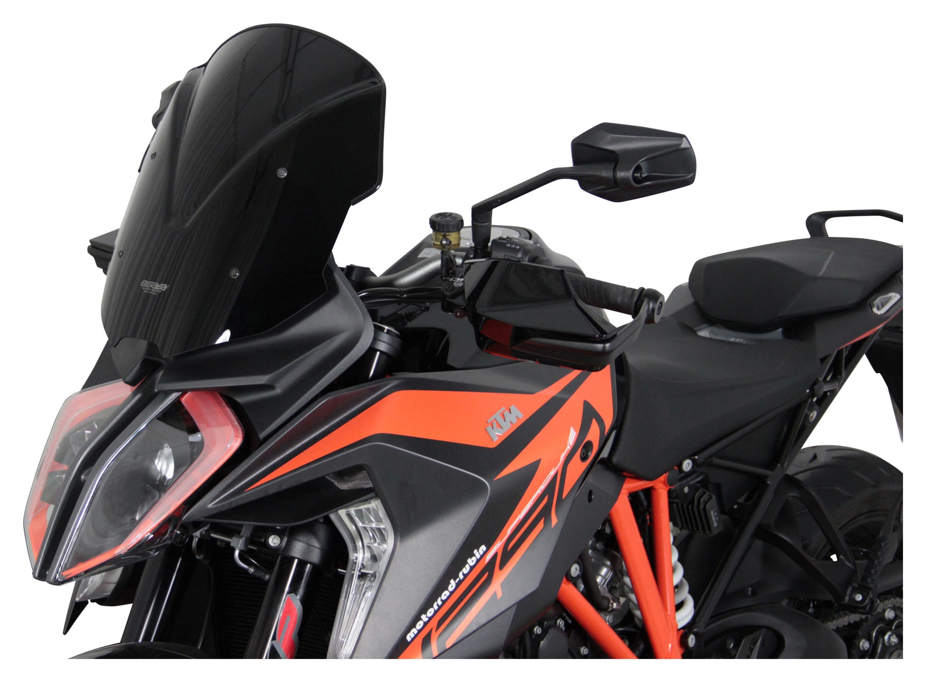 MRA MRA Sportscheibe, schwarz mit Haltesatz und ABE