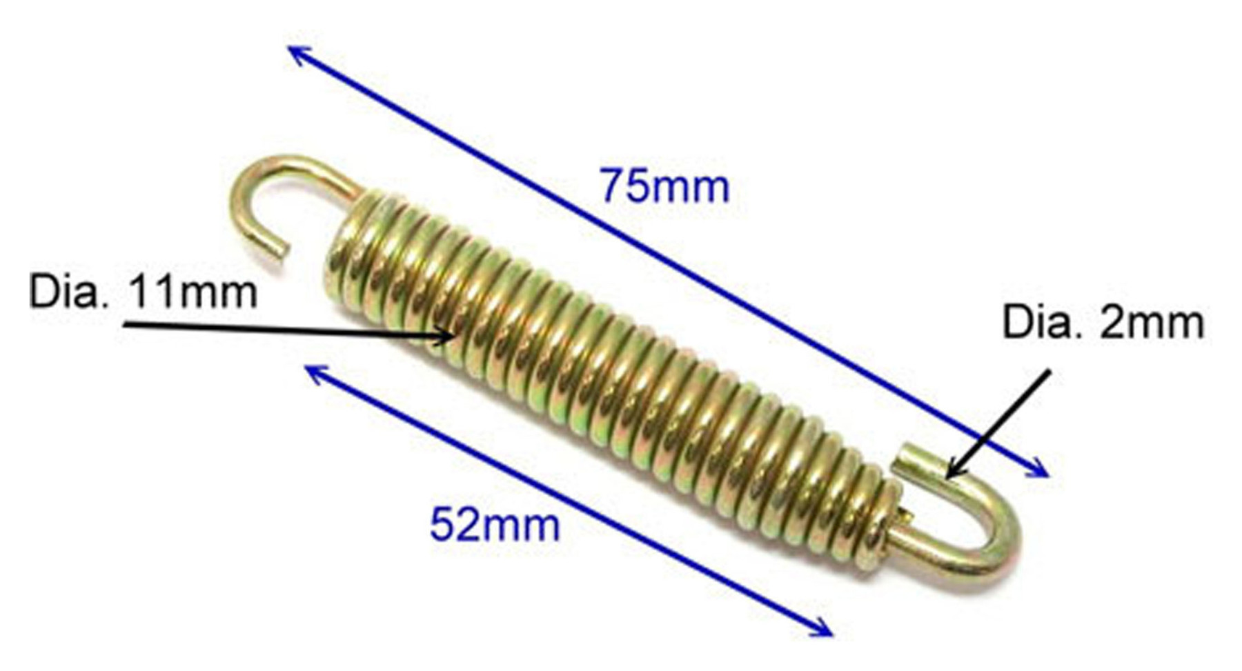 JMP Universal exhaust springs In lengths low-cost | Louis 🏍️