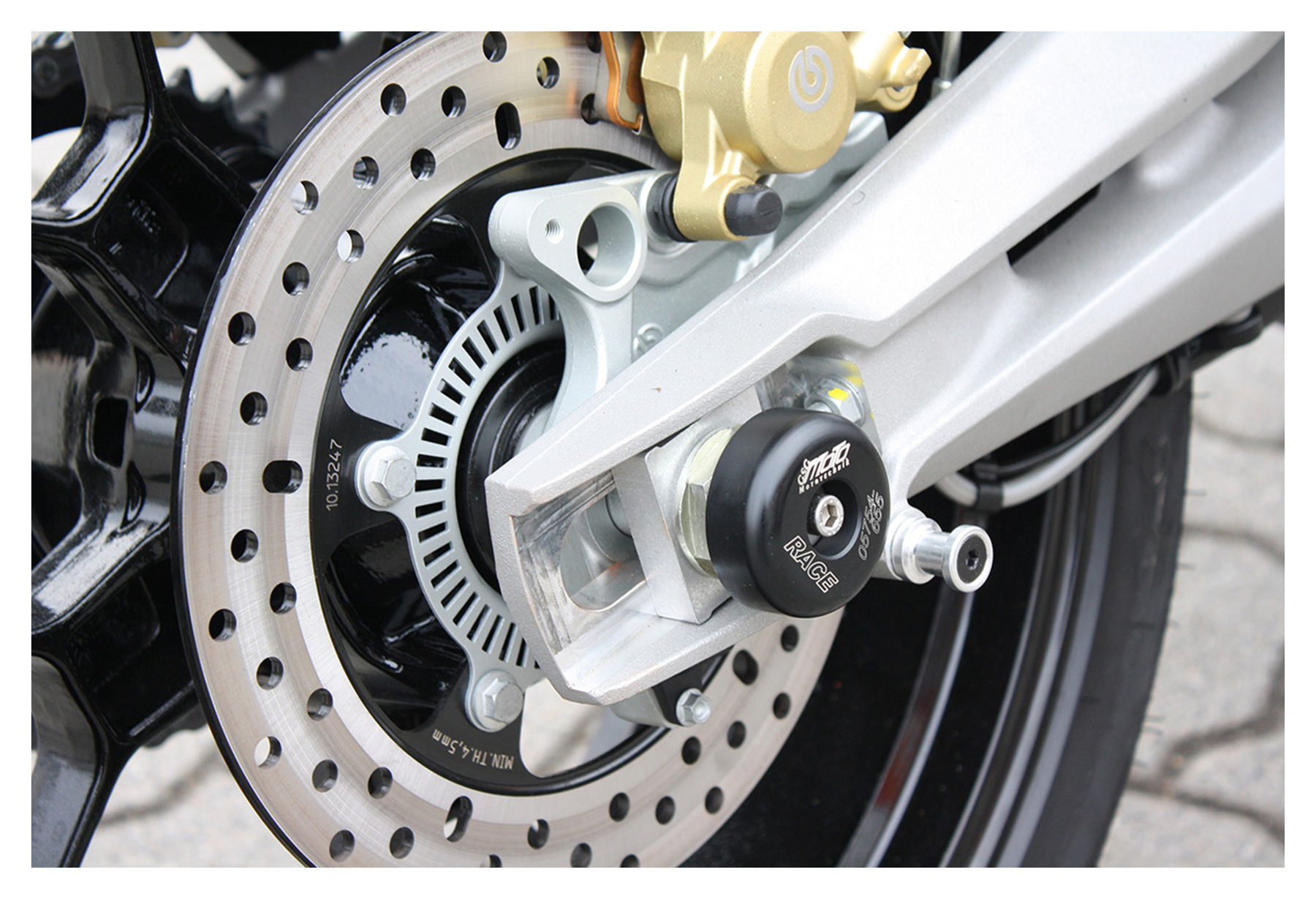 GSG Mototechnik Crashpad-set voor het wielgedeelte