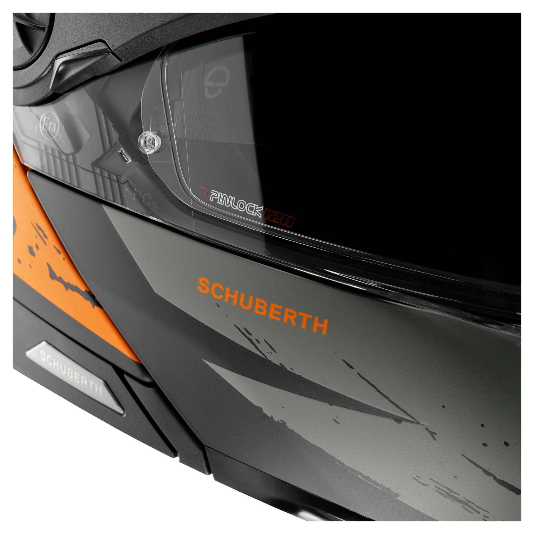 Schuberth SCHUBERTH E2 EXPLORER ORANGE casque modulable