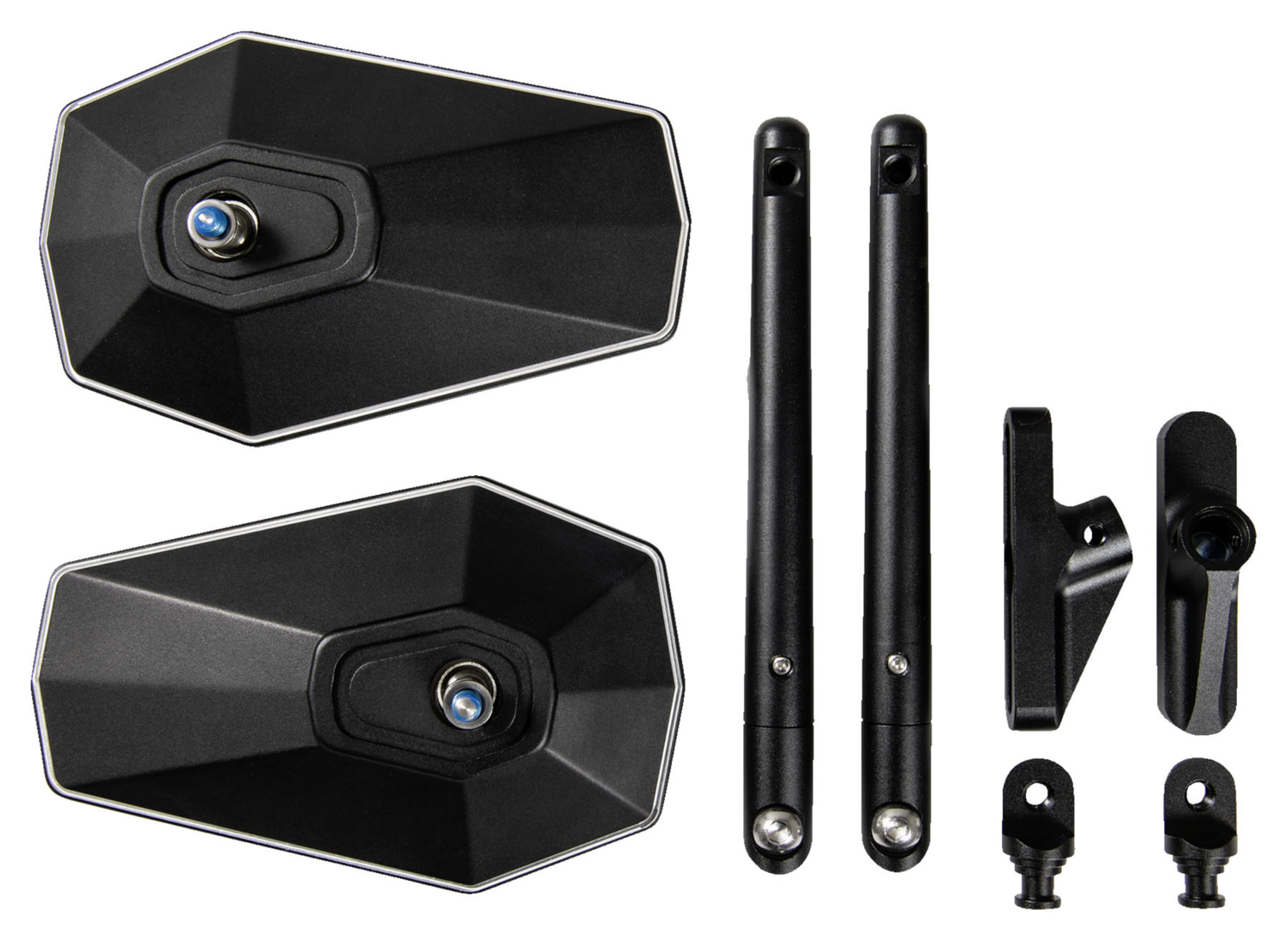 Gazzini FAIRING MIRROR SET OCTAGONAL low-cost | Louis 🏍️