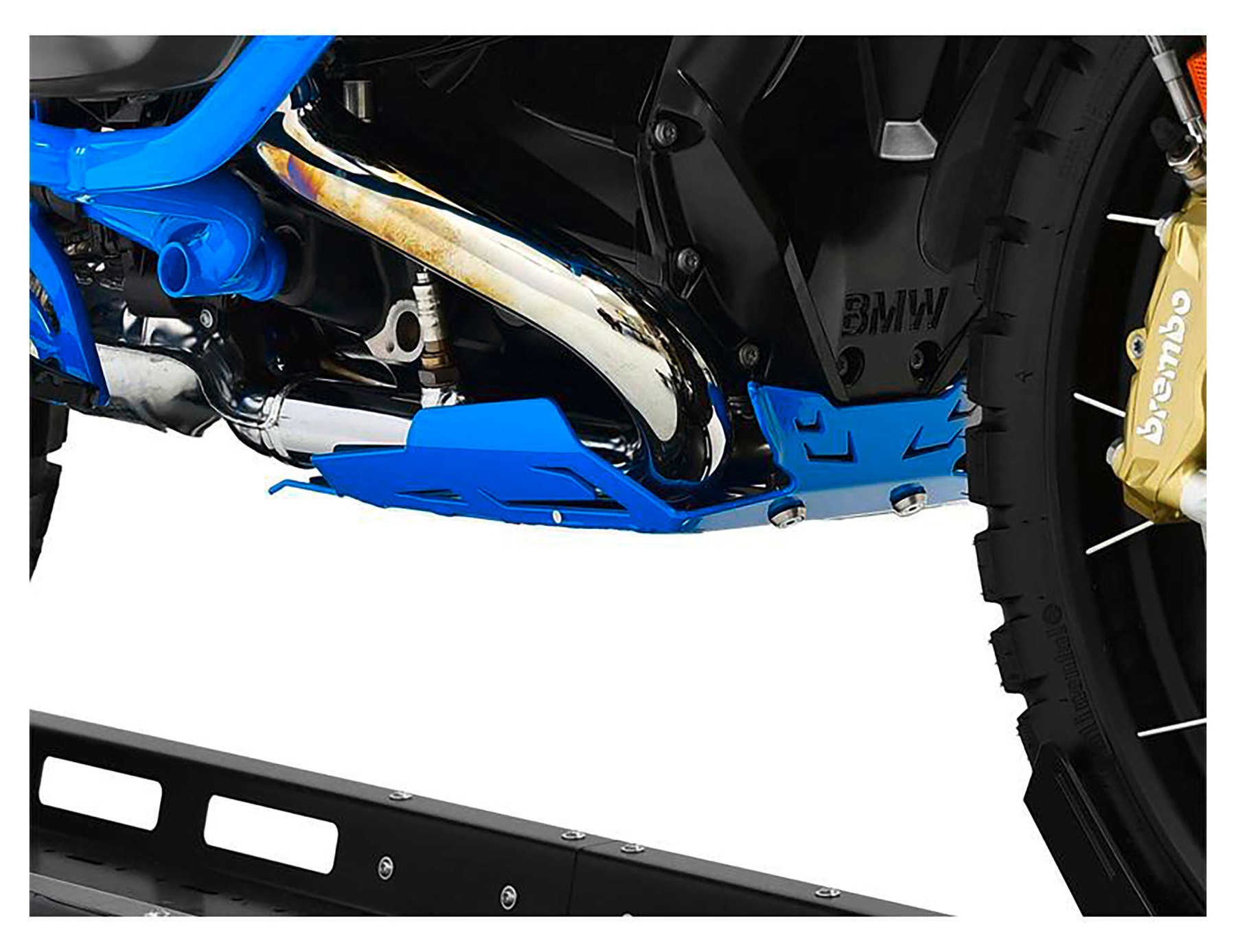 Zieger Zieger Engine Guard in blue for various models, aluminium