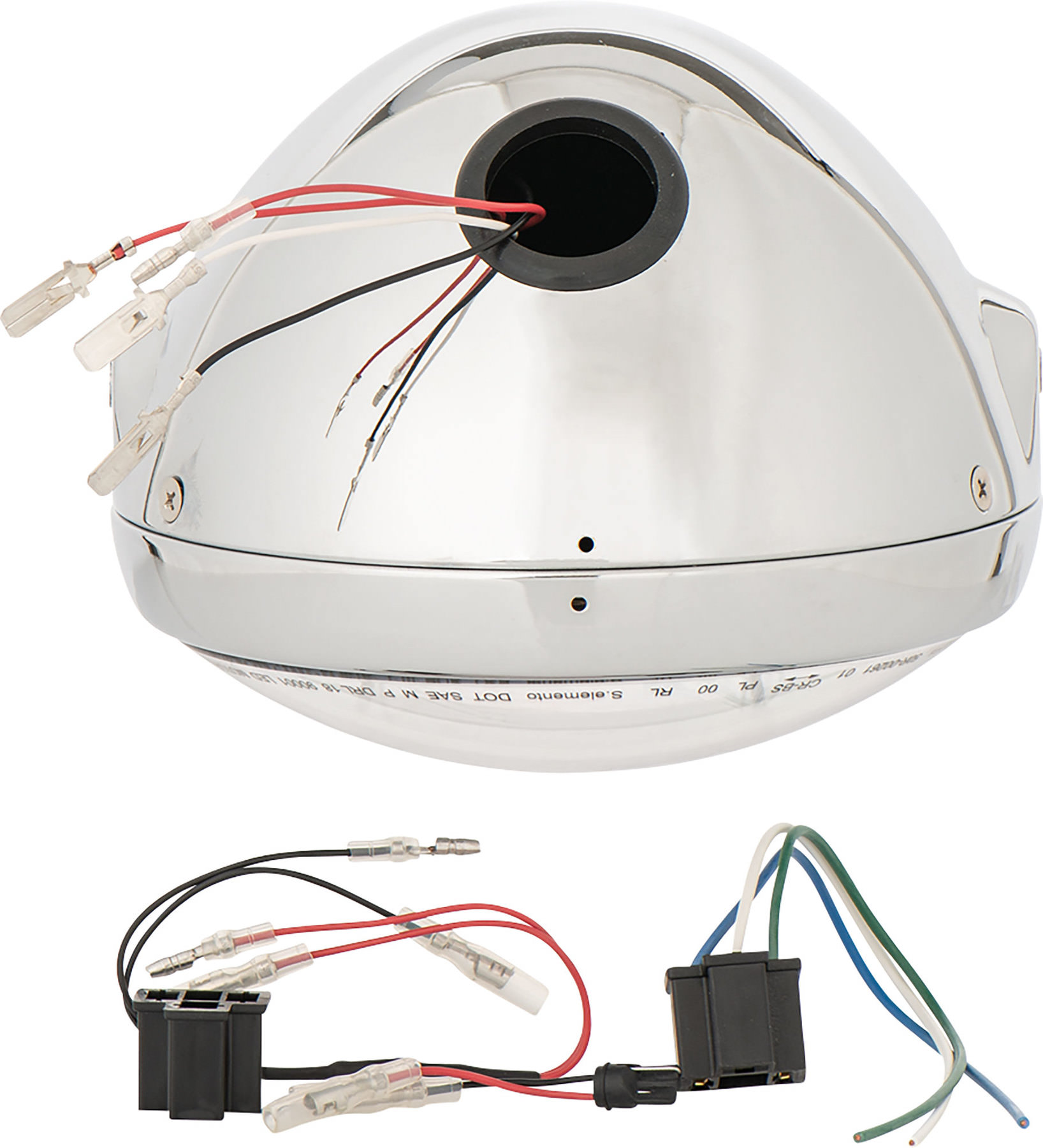 Highsider HIGHSIDER LED HEADLIGHT WITH CORNERING LIGHT CHR
