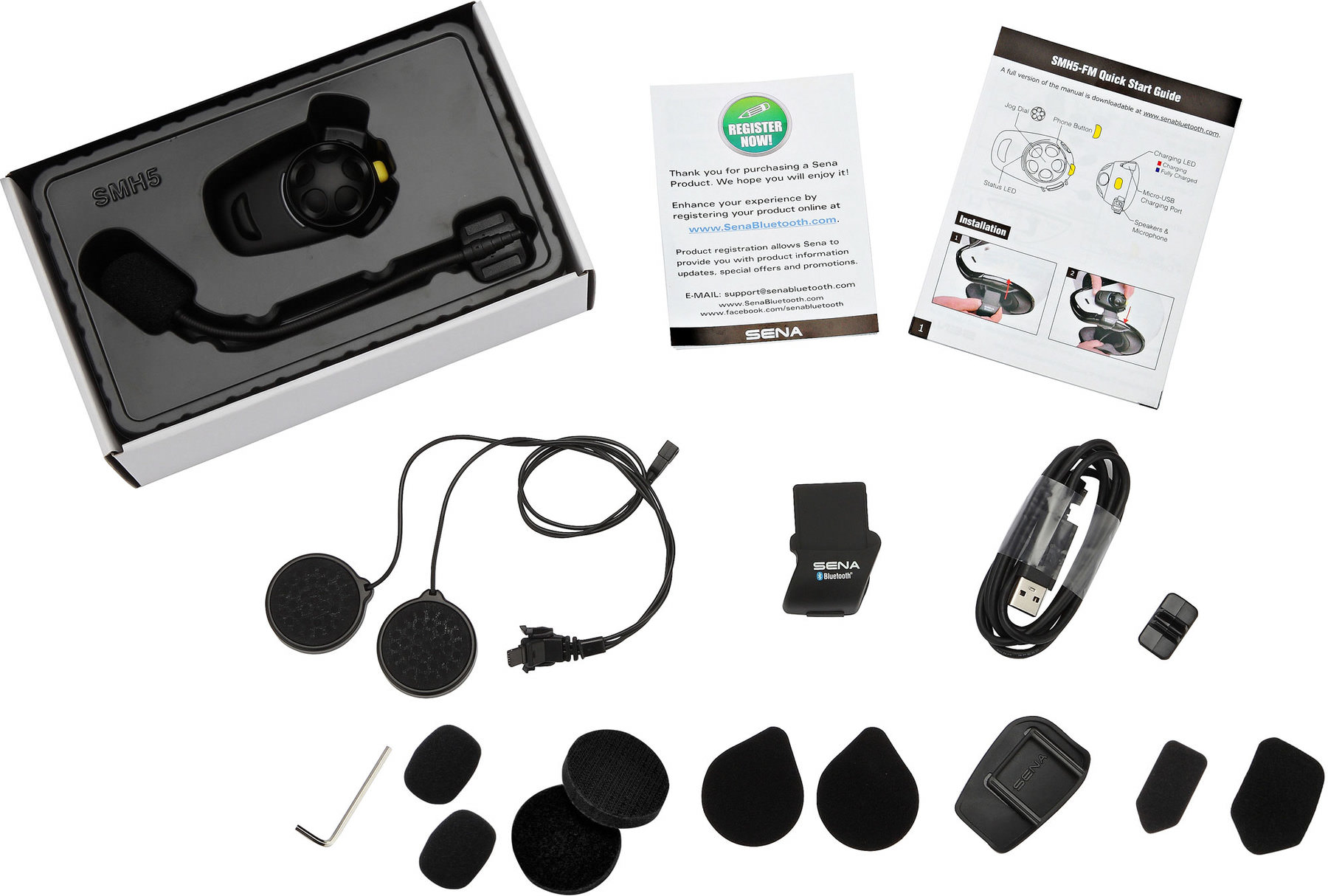 SENA SMH5-FM Universal Dual - Doppelset kaufen | Louis Motorrad ...