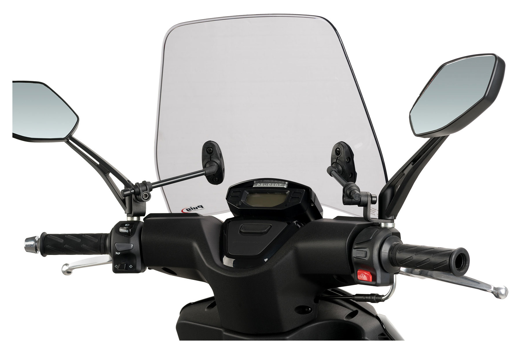 Puig Puig Scooter-Screens light-tinted, with Mounting-Kit and ABE