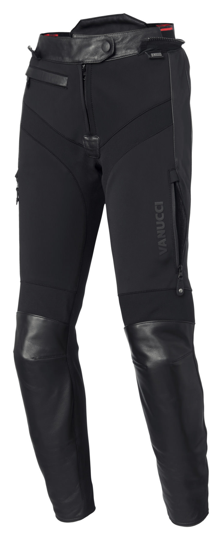 Vanucci VANUCCI VST-1 LADIES' LEATHER COMBI TROUSERS
