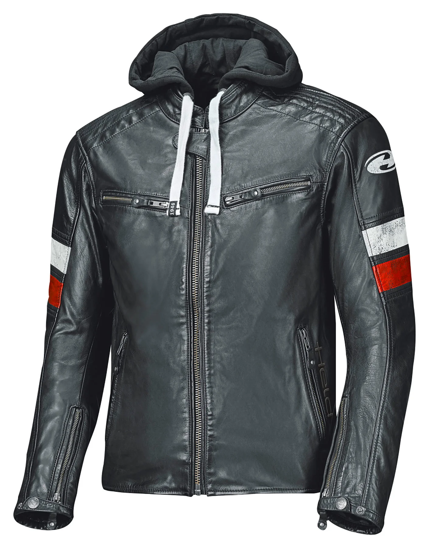 Held HELD MACS 51925 SIZE 58 LEATHER JACKET, BLACK