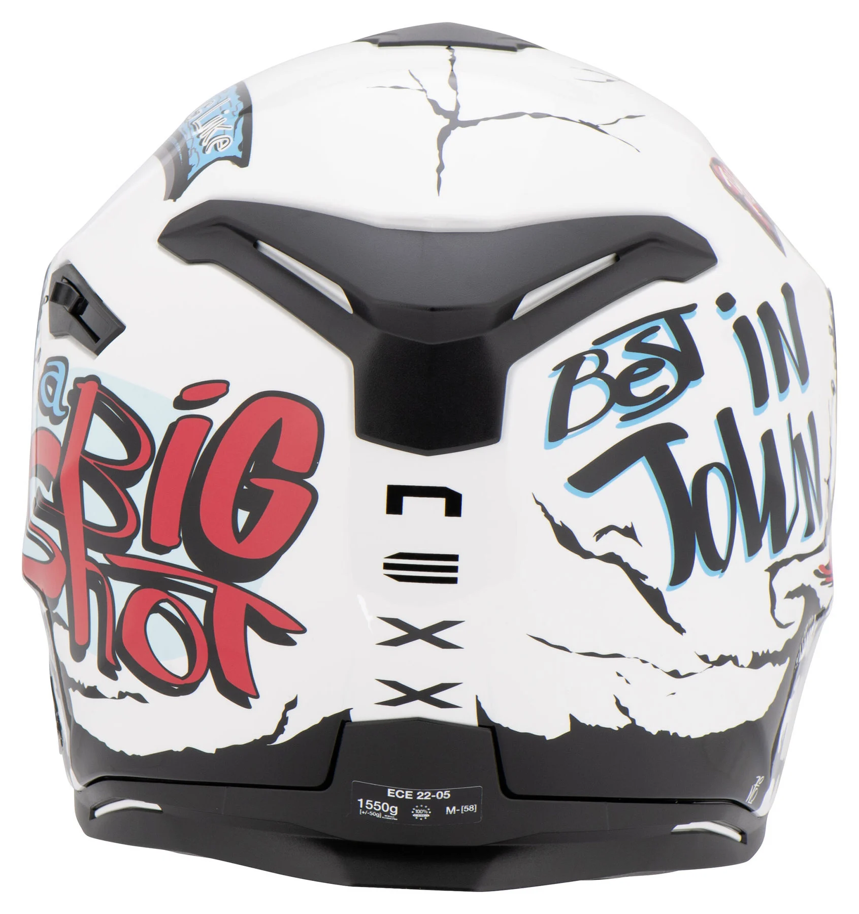 Nexx NEXX SX.100 BIG SHOT SIZE L WHITE/BLACK/RED