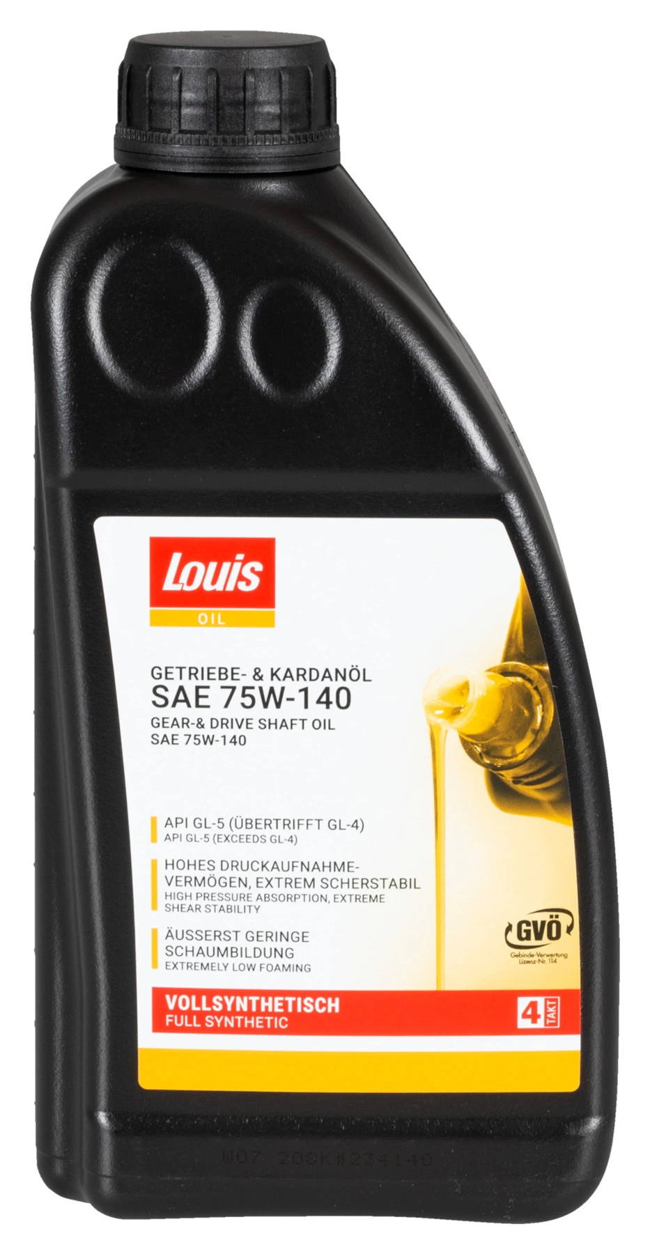 Louis Oil Transmission Oil SAE 75W-140, 1 litre Transmission Oil SAE ...