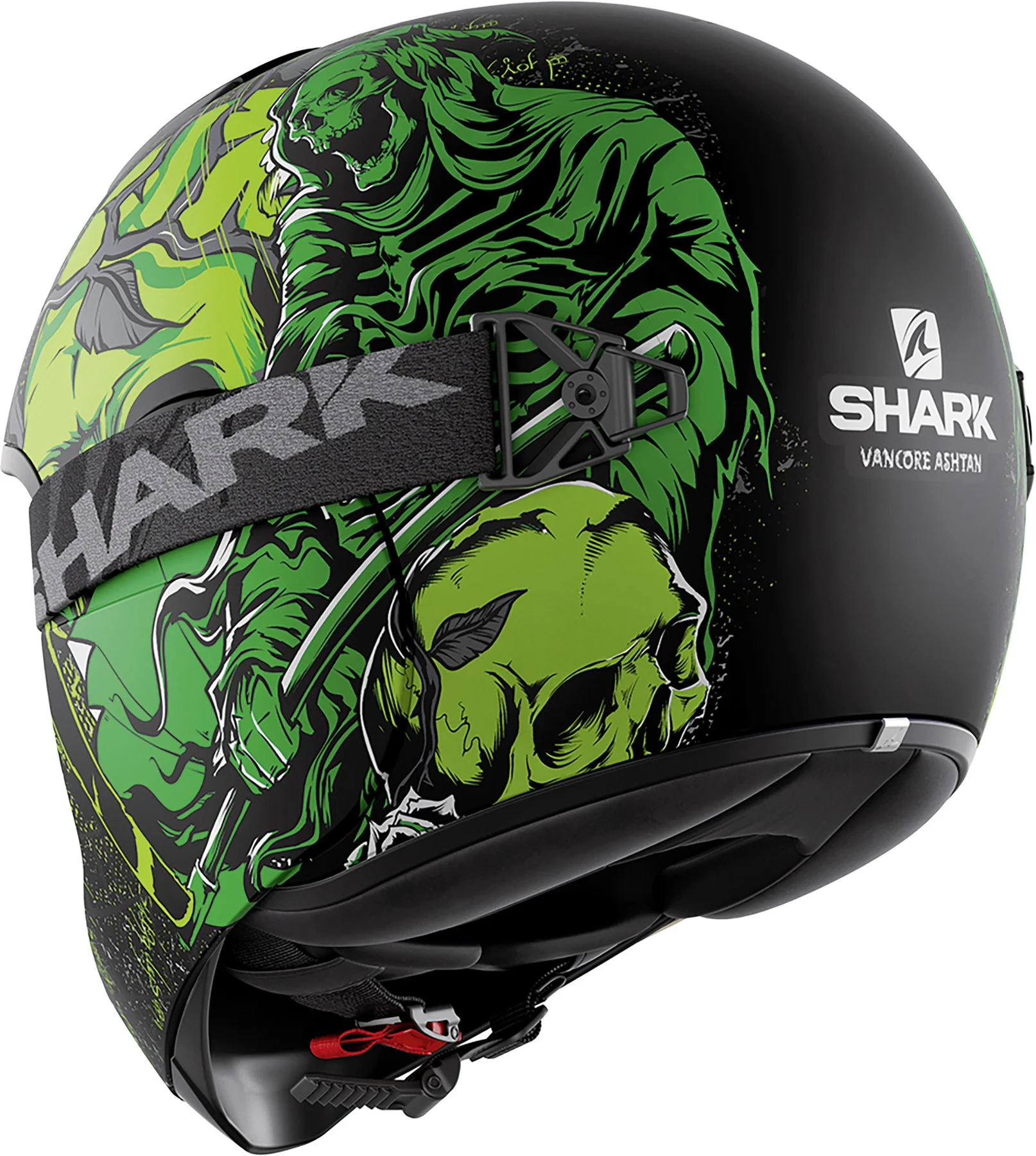 Shark SHARK VANCORE ASHTAN SIZE XS MATT BLACK/GREEN