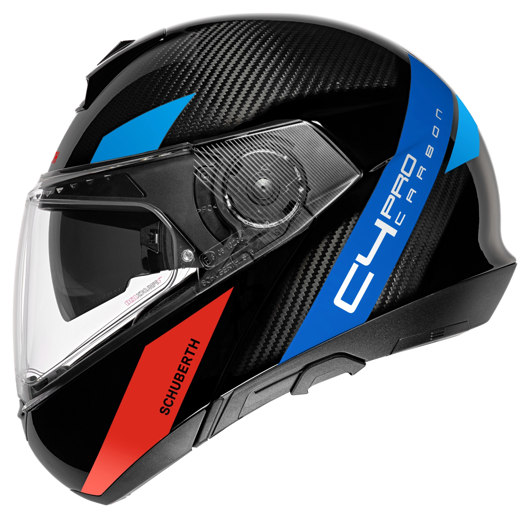 SCHUBERTH Schuberth C4 Pro Carbon Avio Blue 3K casque modulable