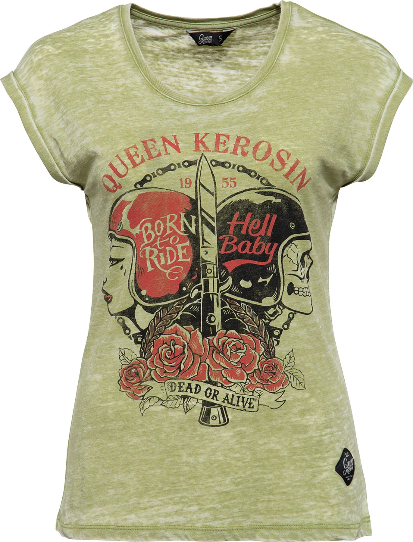 King Kerosin Hell Baby Ladies T-Shirt low-cost | Louis 🏍️