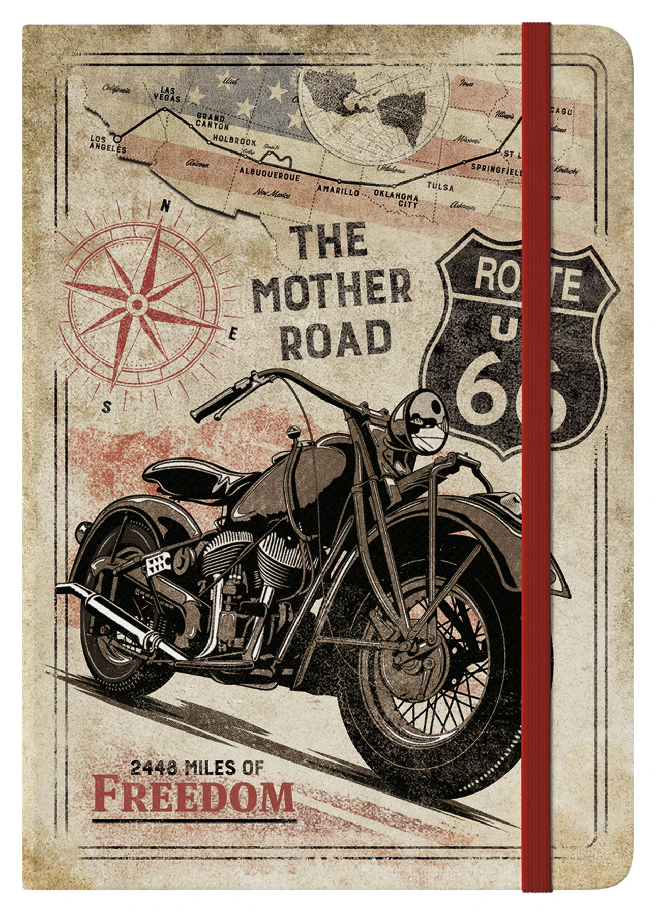 US Highways BLOC-NOTES *ROUTE 66* BLOC-NOTES *ROUTE 66*