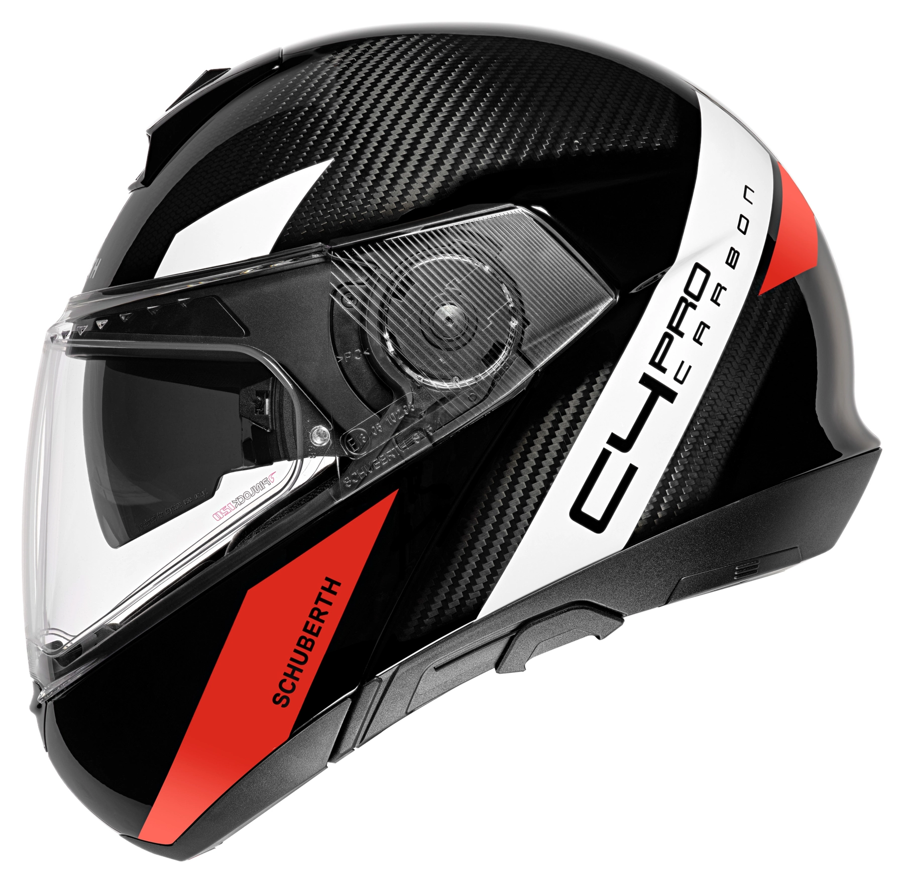 SCHUBERTH Schuberth C4 Pro Carbon Avio Red 3K Klapphelm