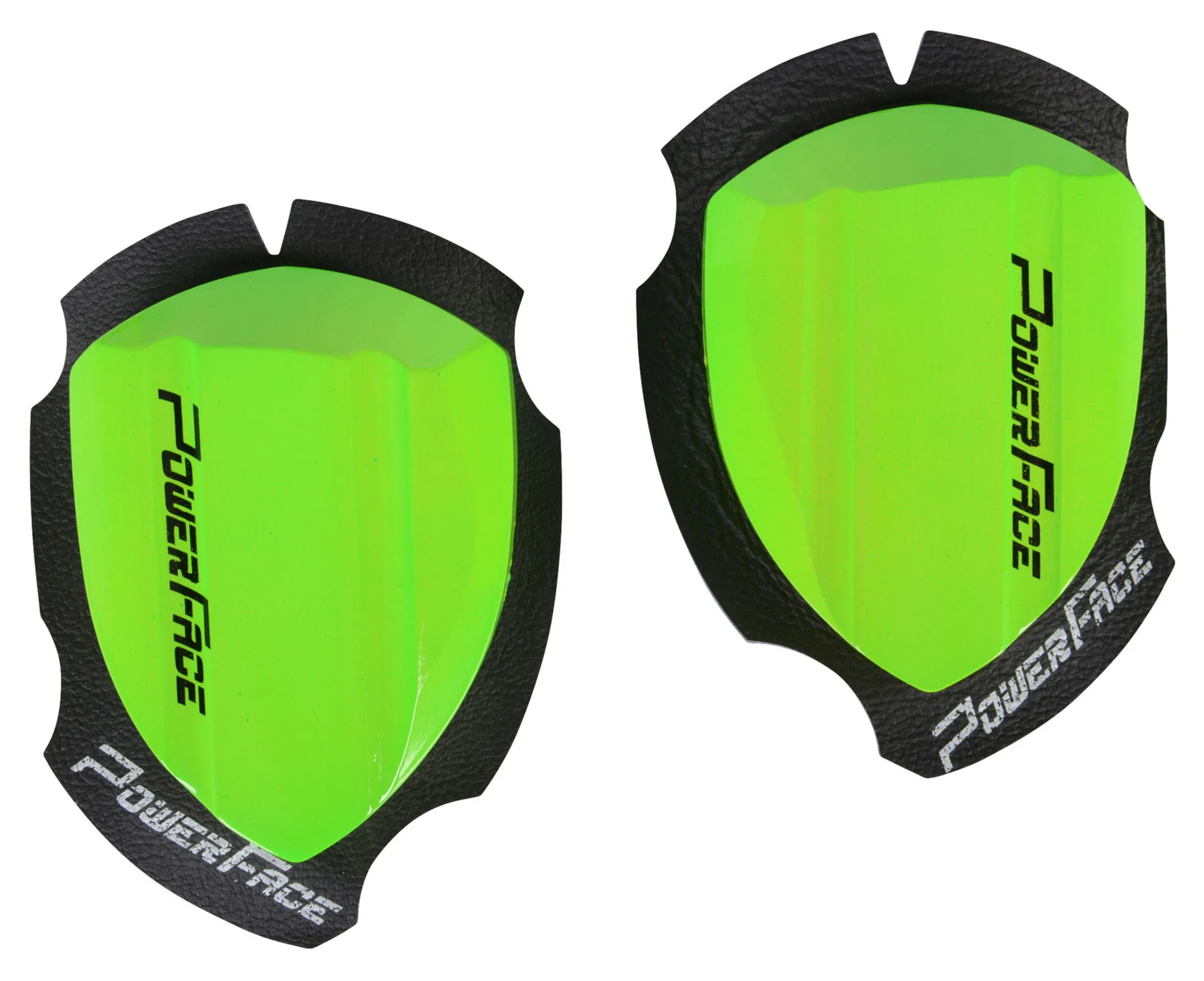 Power Face POWERFACE KNEESLIDER WOOD, FLO YELLOW, PAIR