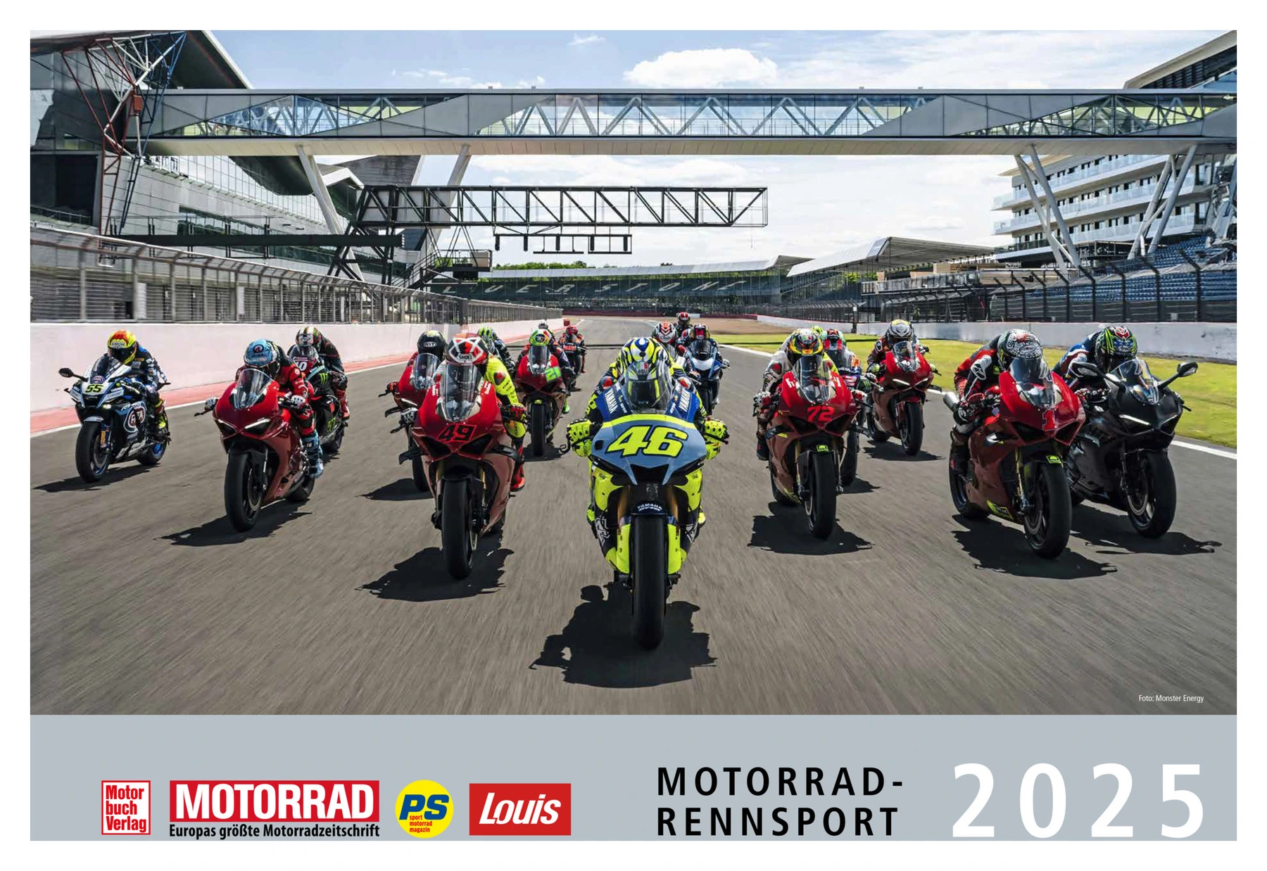 Motorbuch Verlag MOTOMONDIALE 25 CALENDARIO 475X330MM 13P.