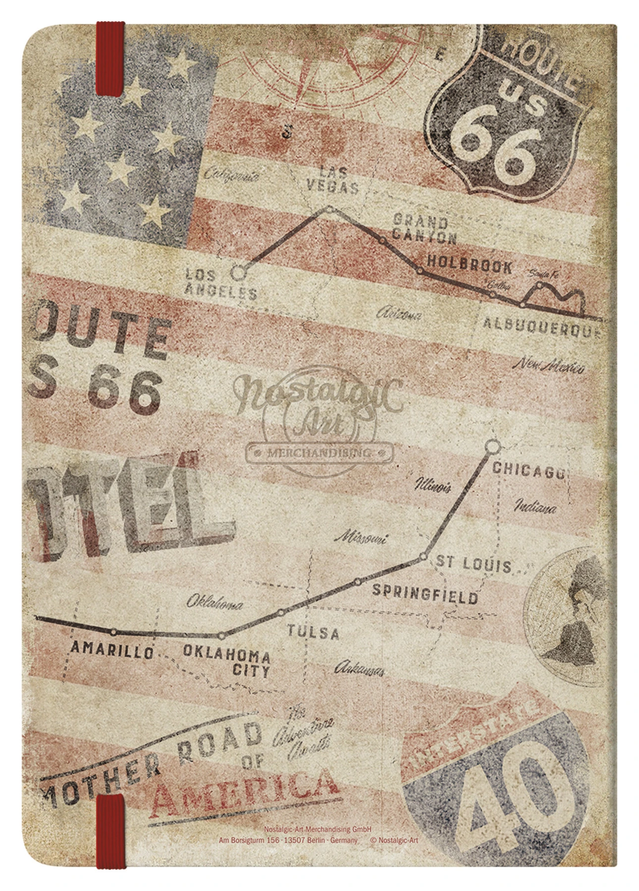US Highways BLOC-NOTES *ROUTE 66* BLOC-NOTES *ROUTE 66*