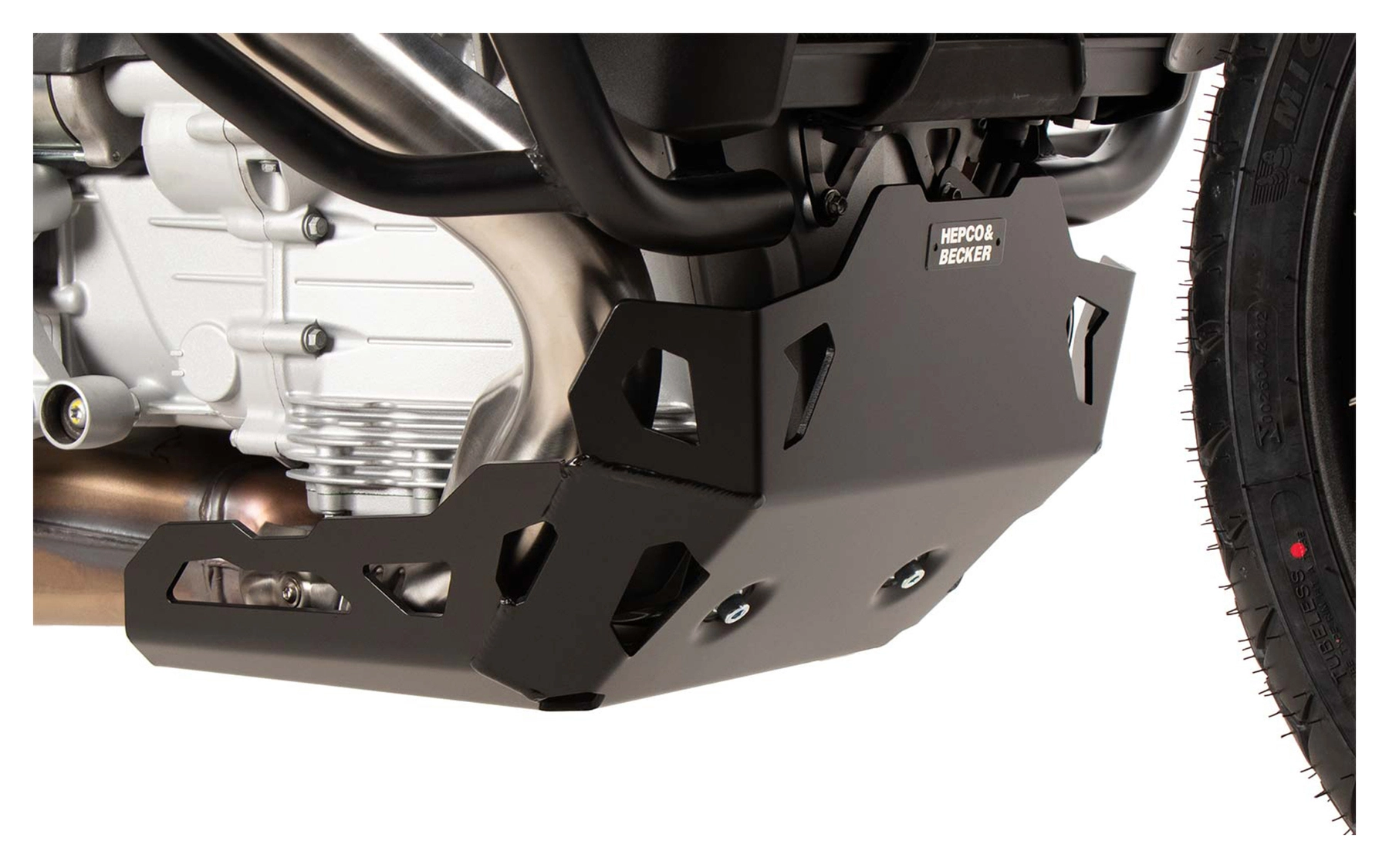 Hepco & Becker Hepco + Becker plaque sabot moteur alu pour divers modèles
