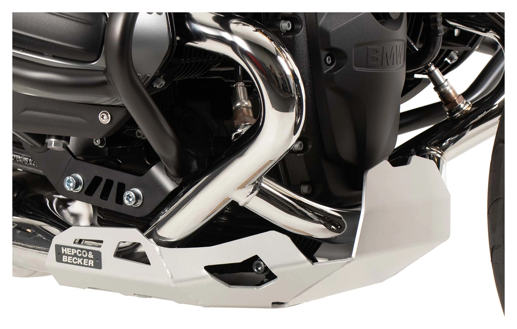 Hepco & Becker Hepco + Becker plaque sabot moteur alu pour divers modèles