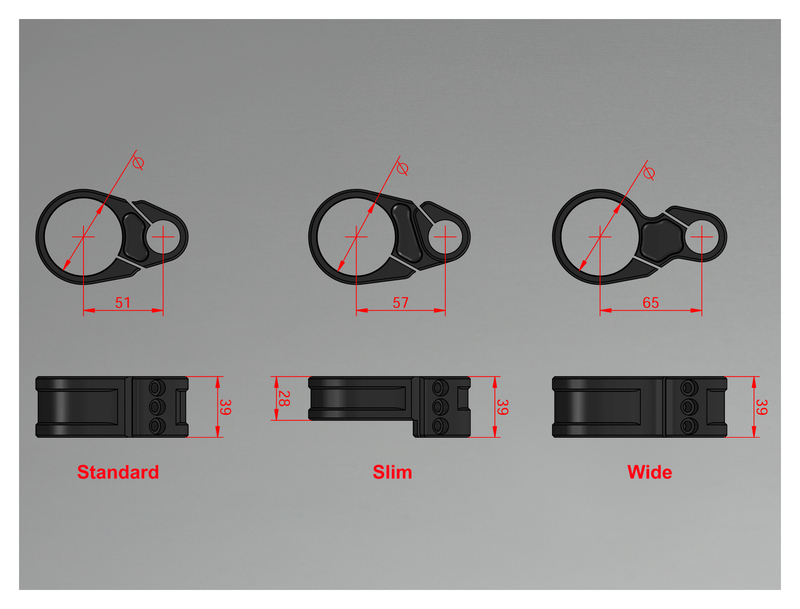 ABM abm multiclip tour clip-on handlebars 3-way adjustable, with height ...