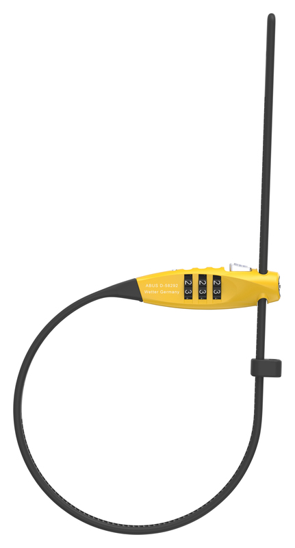Abus ABUS TRAVELGUARD YELLOW CABLE TIE COMBIN. LOCK