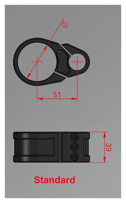 ABM abm multiclip tour clip-on handlebars 3-way adjustable, with height ...