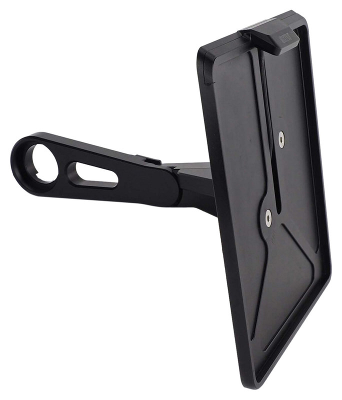 SIXTY6 Side number plate holder with ABE diverse models, aluminium