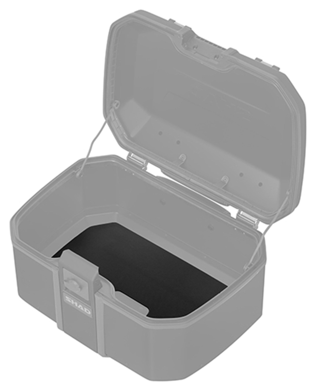 Shad SHAD TOP CASE TR55 TERRA ALUMINIUM 55L