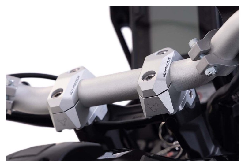 SW-Motech SW-Motech Handlebar Adapter, variable black or silver