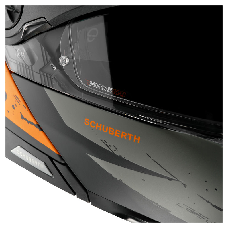 Schuberth SCHUBERTH E2 EXPLORER ORANGE Flip-Up Helmet